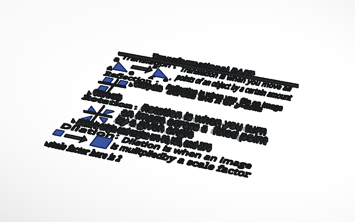 3d Design Math Raft Tinkercad
