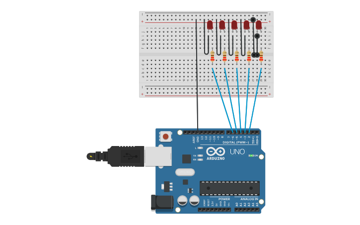Circuit design 24b_Serial Input - Tinkercad
