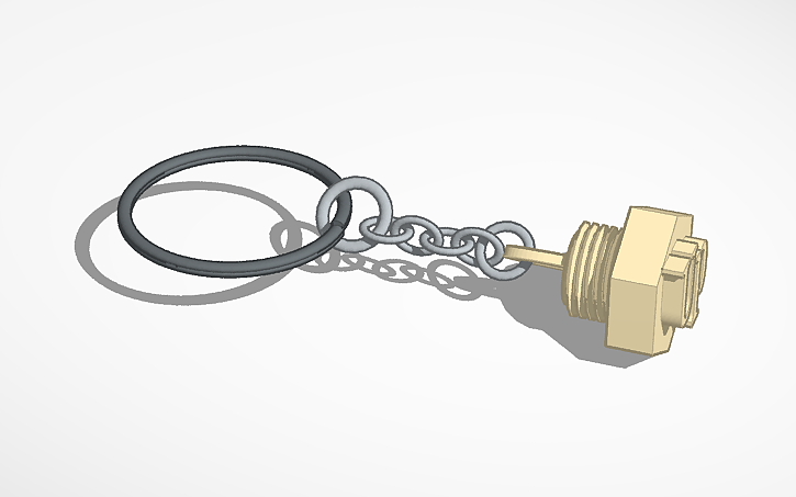 3D design Copy of Keychain - Tinkercad