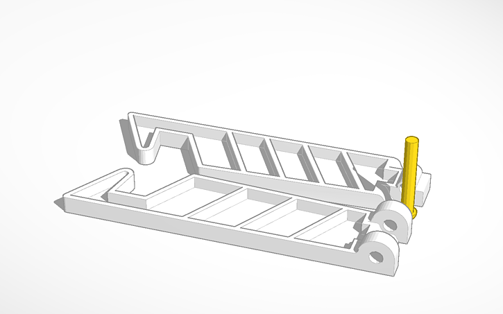 3D design iPad Stand w/ pin | Tinkercad