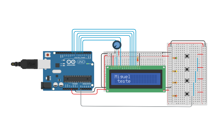 Circuit design Microcontroladores 2 | Tinkercad