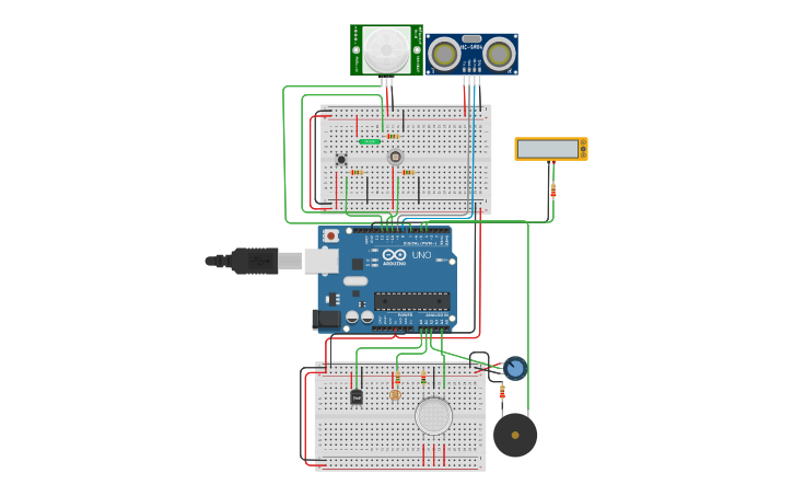 Circuit design Introduction to sensors - Tinkercad