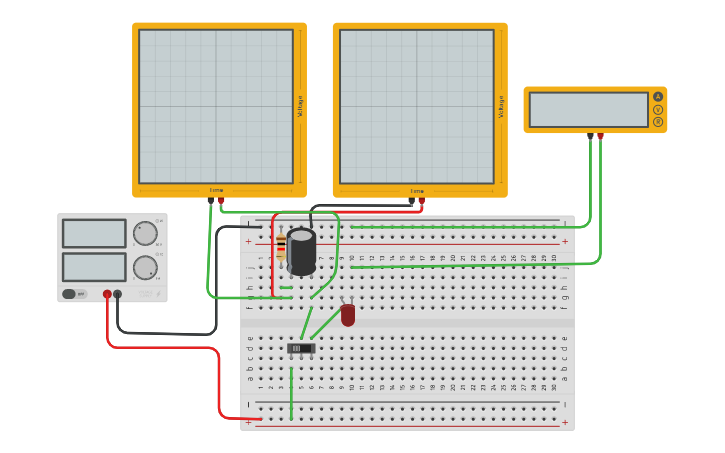 Circuit design Desafio Nobreak | Tinkercad
