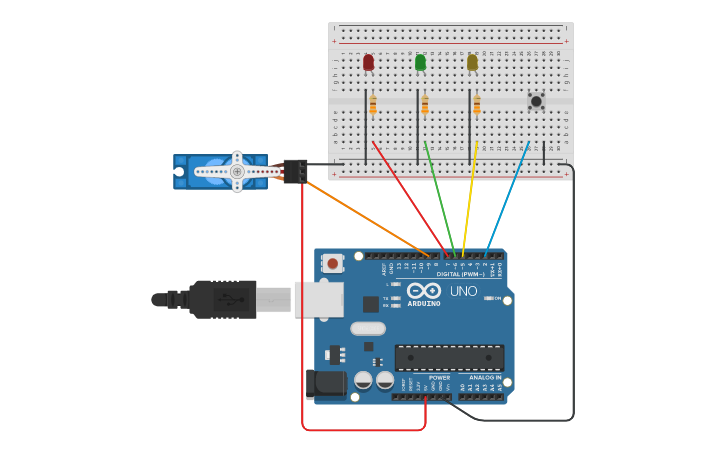 Circuit design Video String Method for Communication Exercise | Tinkercad