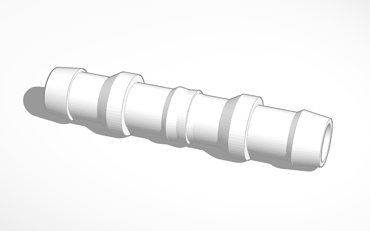 3D design 15 mm air gate connector/jointer joiner - Tinkercad