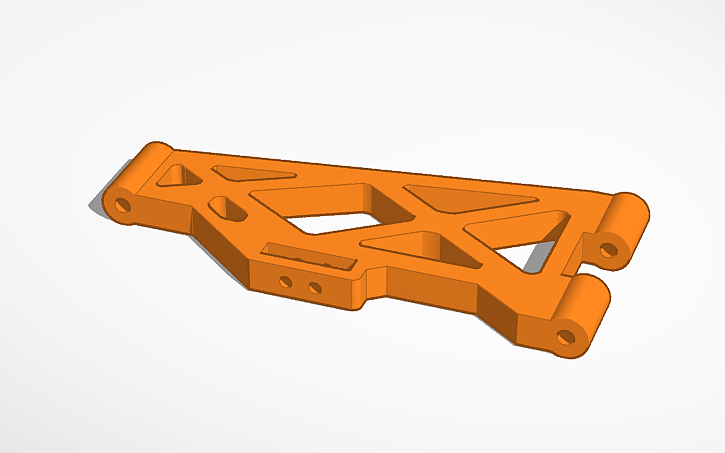 3D design LOSI Aftershock Lower control Arm - Tinkercad