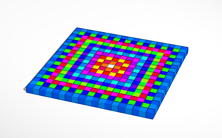 3D design Squares Squares Squares | Tinkercad