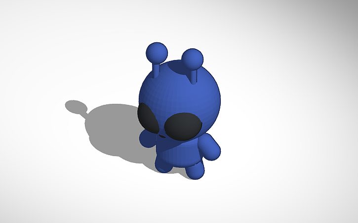3D design Alien - Tinkercad