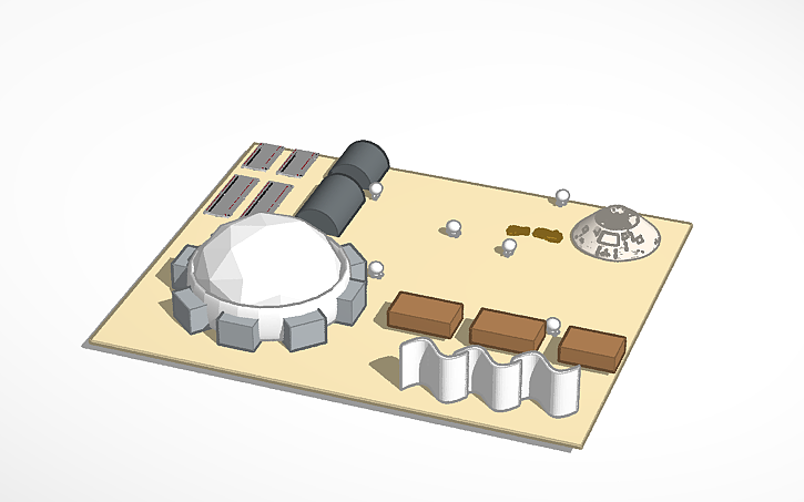 3D design Mars Base | Tinkercad