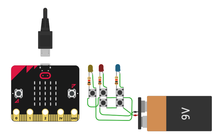 Circuit Design Memory Game Tinkercad