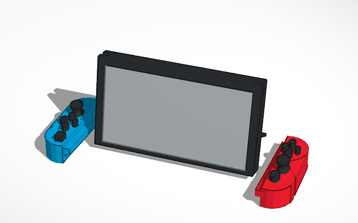 3D design nintendo switch - Tinkercad