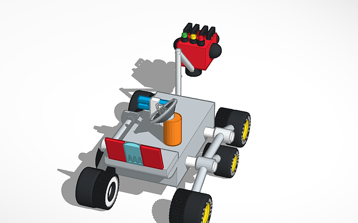 3D design Moon car | Tinkercad