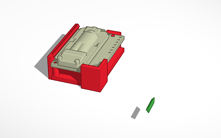 3D design SCD30 Bracket - Tinkercad