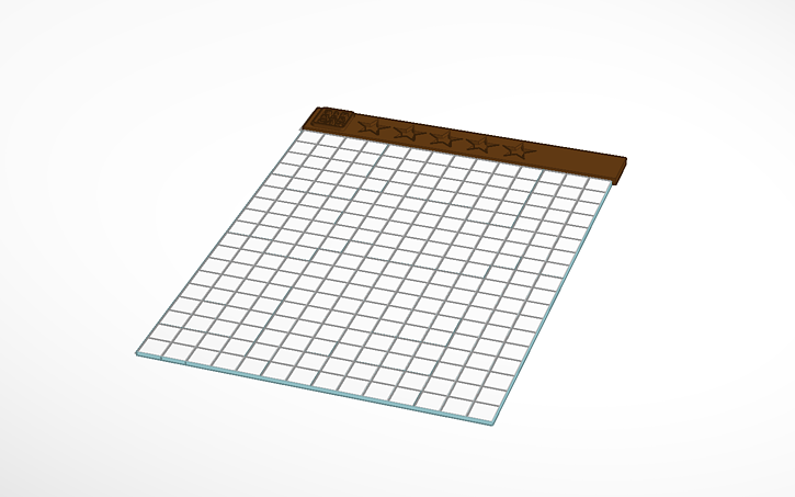 3D design 5-Star Grid Paper | Tinkercad