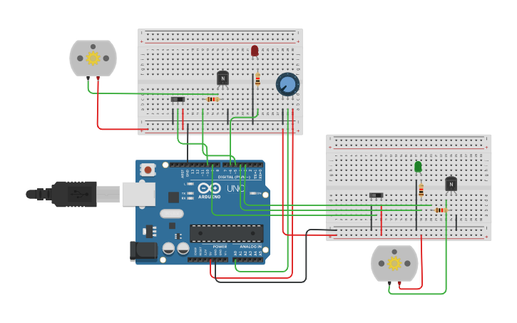 Circuit design Automatic Wiper Control System - Tinkercad