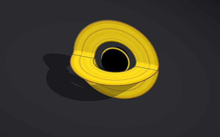 3D design Black Hole - Tinkercad