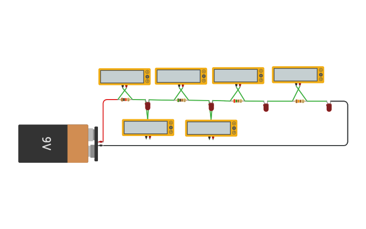 Circuit design Voltage Divider | Tinkercad Circuit design Voltage Divider | Tinkercad