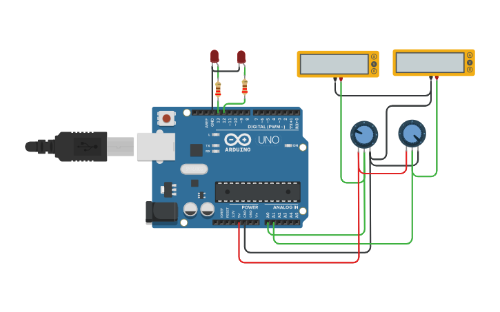 Circuit design 3-2 | Tinkercad