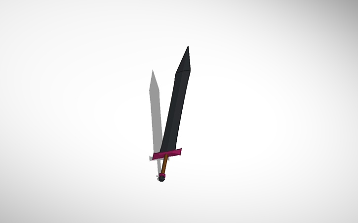 3D design EVIL WIZARD SWORD - Tinkercad