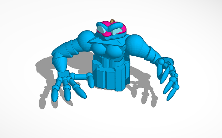 3D design cyber frog - Tinkercad