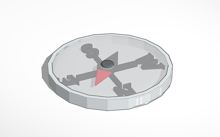 3D design Compass - Tinkercad
