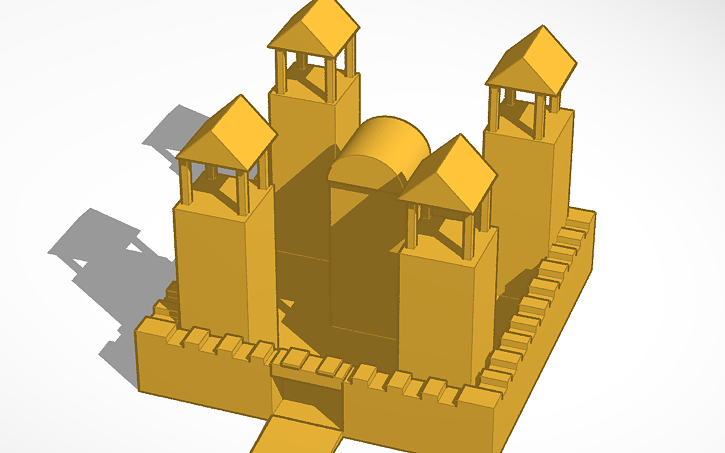 3D design my castle | Tinkercad