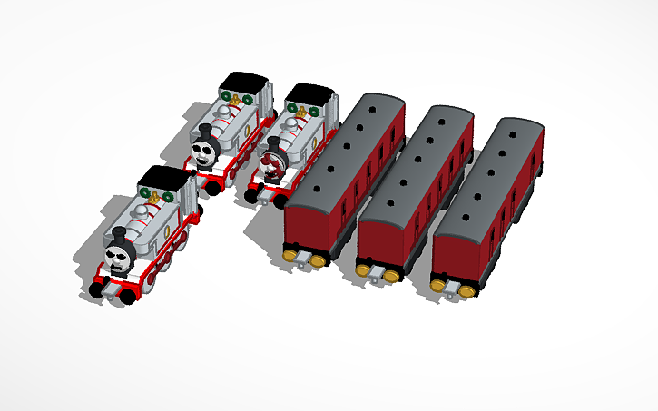 3D design Timothy the Ghost Engine - Tinkercad