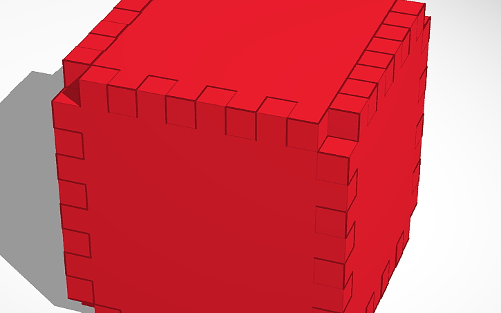 3D design Puzzle cube - Tinkercad