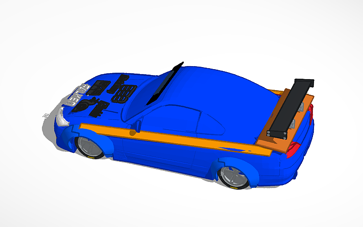 3D design Nissan Silvia S15 wide body (kind of fast and furious ...