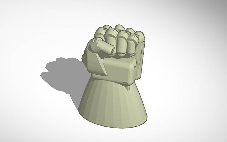 3D design Infinity Gauntlet-Nathan | Tinkercad