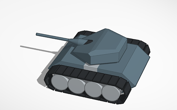 3D design Tank #001 - Tinkercad