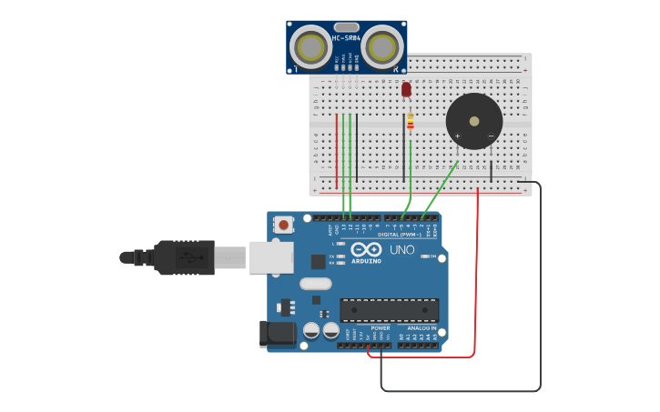 Circuit design Bank locker - Tinkercad