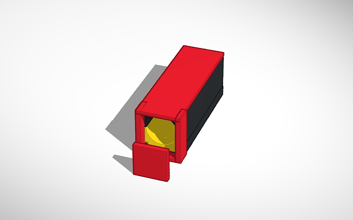 3D design 18650 Slide-In Battery Holder - Tinkercad