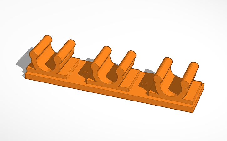 3D design Bullet Tube Holder - Tinkercad