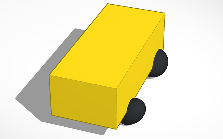 3d Design School Bus Tinkercad