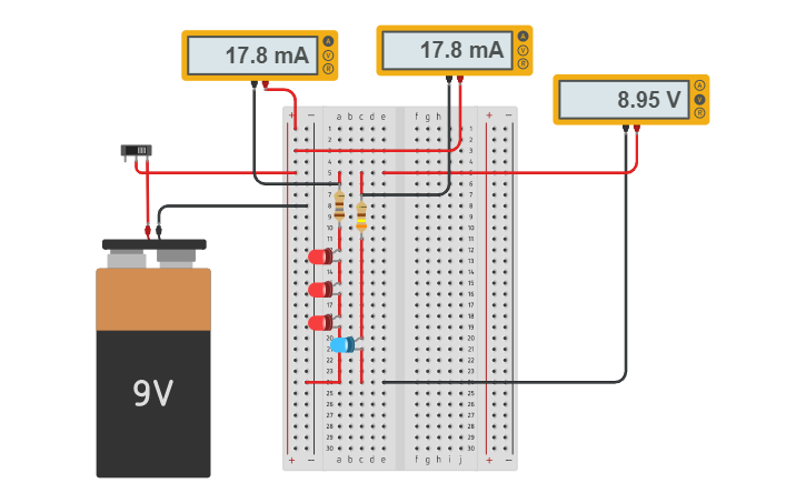 Circuit design 3A - Tinkercad