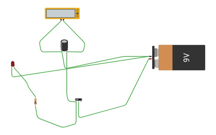 Circuit Design Battery Tinkercad