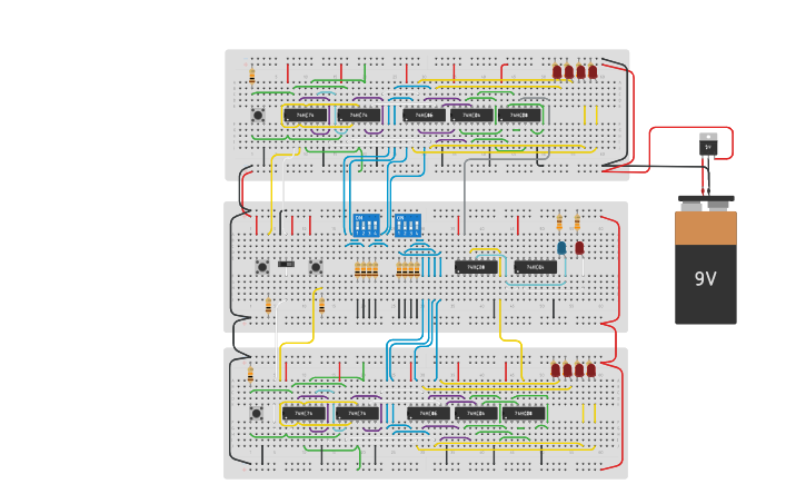 Circuit design password-verify - Tinkercad