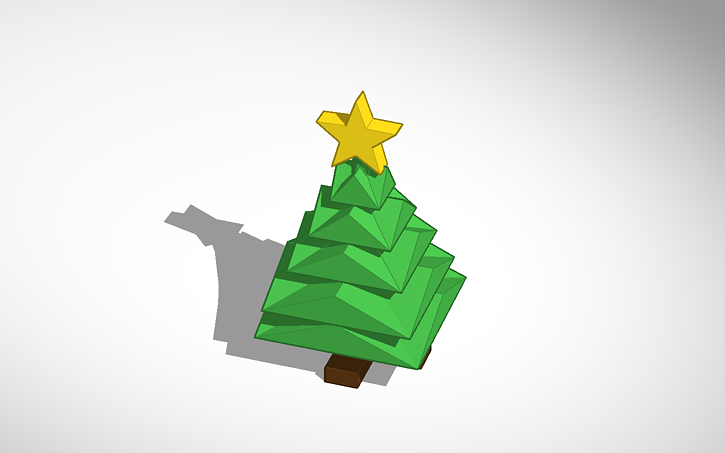 3D design Christmas tree | Tinkercad