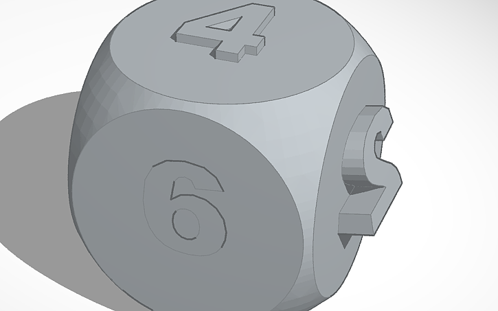 3D design Noppa - Tinkercad