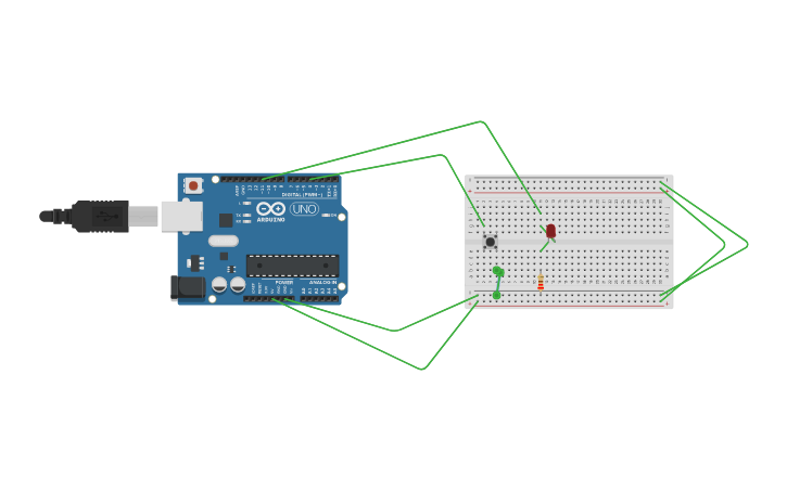 Circuit Design Pulsador Como Interruptor Tinkercad