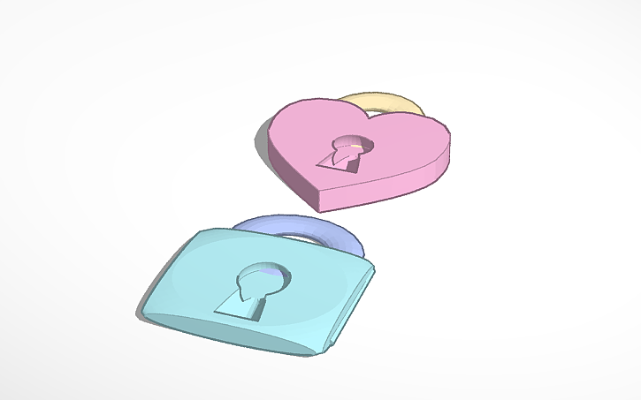 3D design Locks - Tinkercad