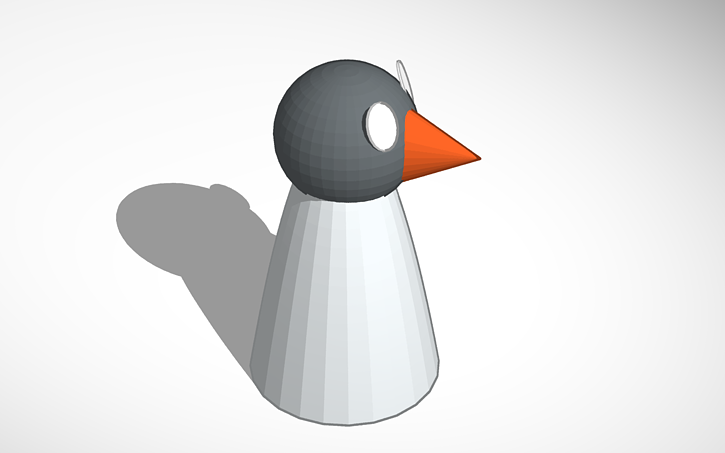 3D design bird - Tinkercad