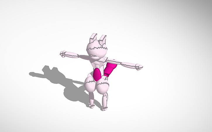 3D design Mewtwo | Tinkercad
