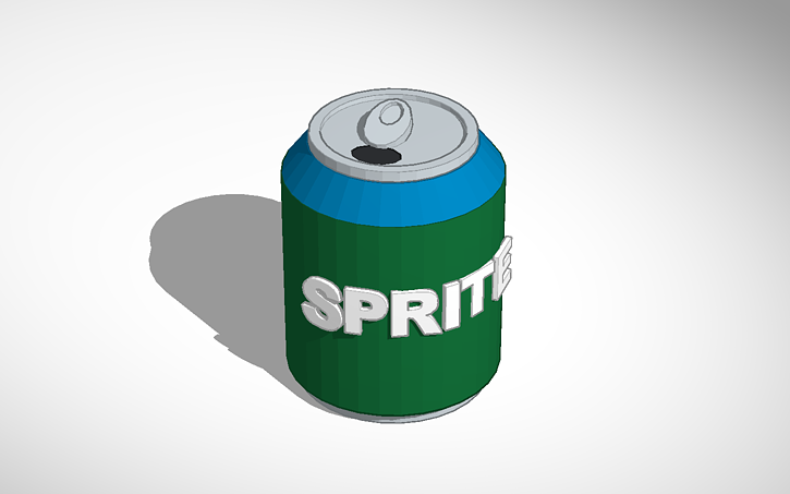 3D design Sprite Can - Tinkercad