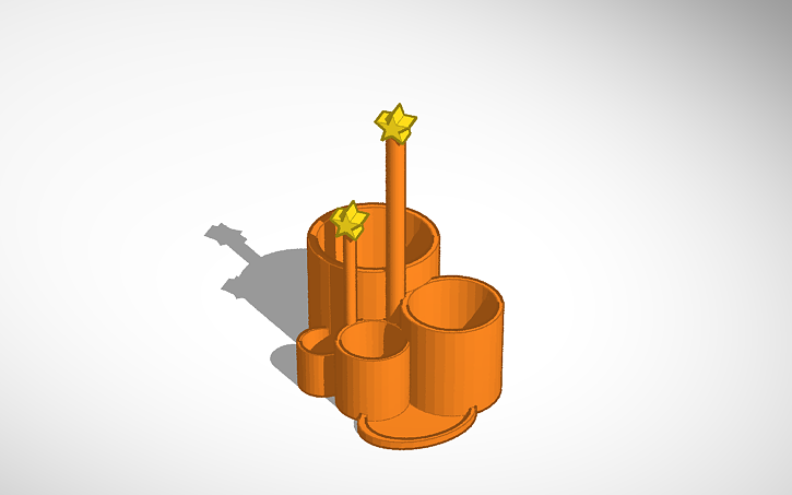 3D design Pencil Holder | Tinkercad