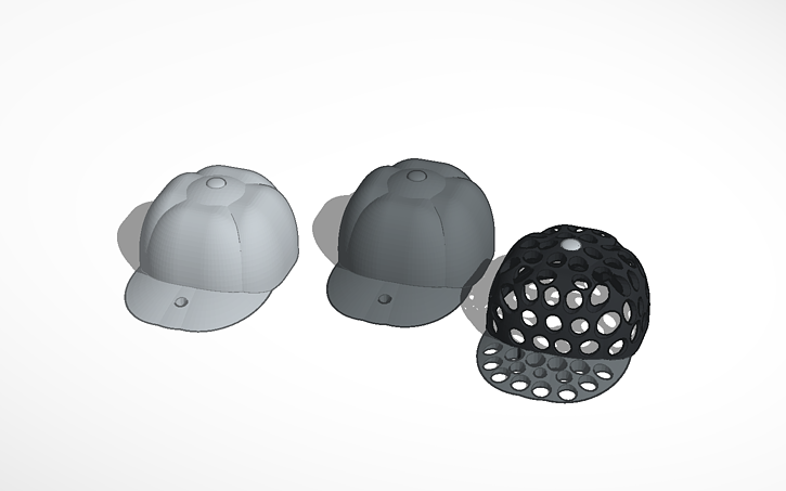 3D design 모자 (cap, hat) - Tinkercad