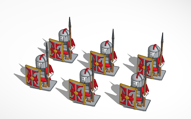 3D design Roman Soldier #Characters | Tinkercad