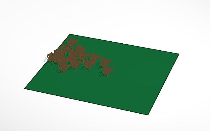 3D design small dead forest | Tinkercad
