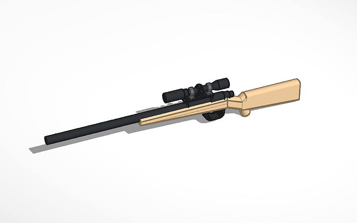 3D design Sniper - Tinkercad